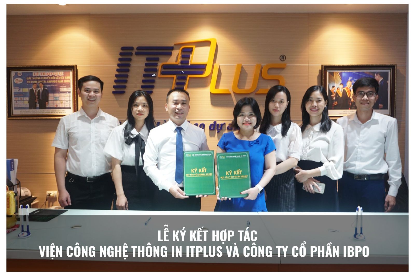 LỄ KÝ KẾT HỢP TÁC GIỮA VIỆN CÔNG NGHỆ THÔNG TIN ITPLUS VÀ CÔNG TY IBPO